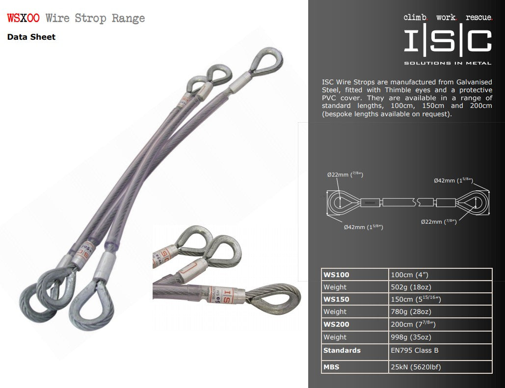 ISC Wire Anchor Strop – Cannings Outdoor Power Equipment